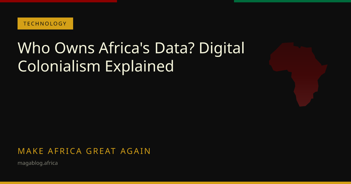 Who Owns Africa's Data? Digital Colonialism Explained | Make Africa ...